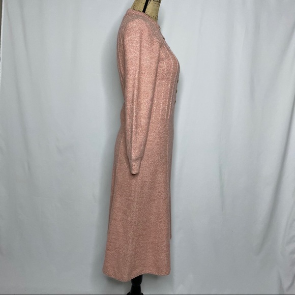 St. John | Dresses | St John Pink Wool Blend Knit Dress | Poshmark